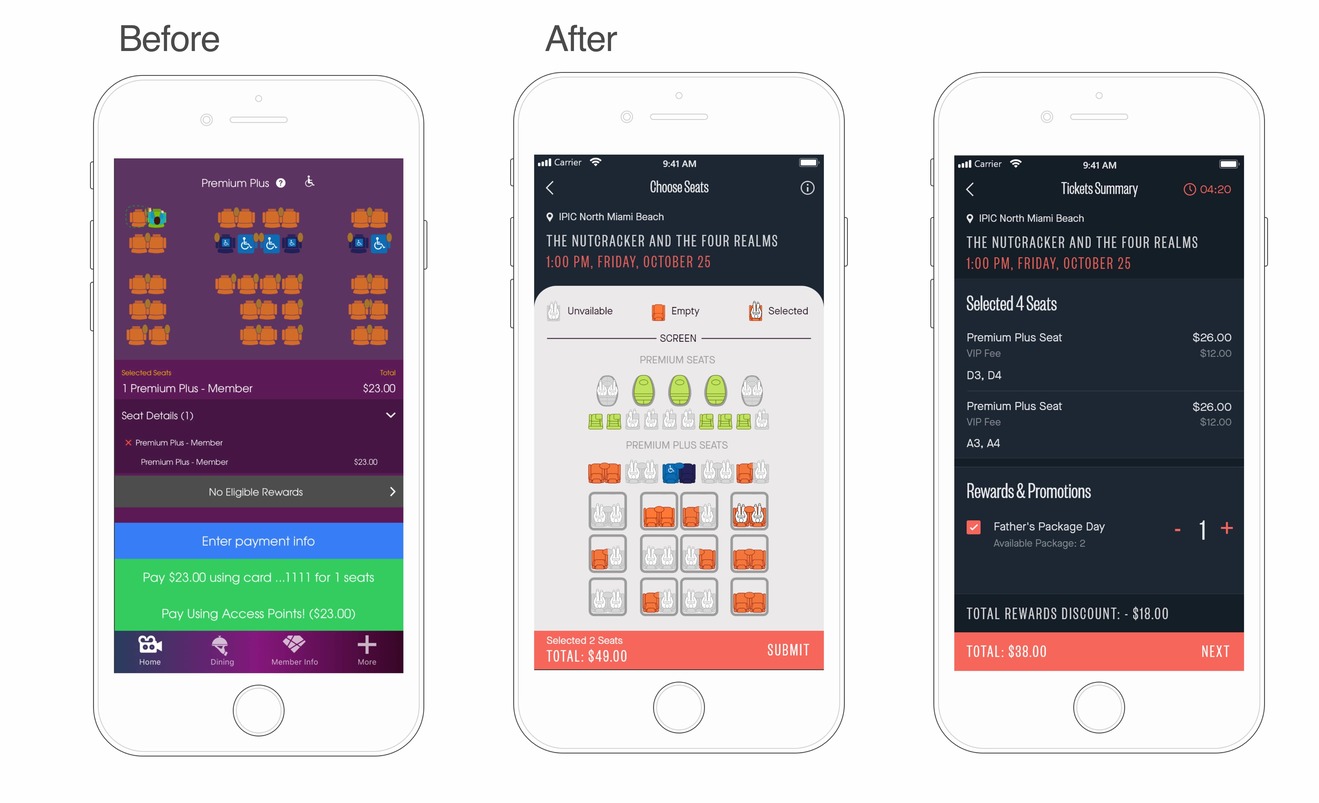 Mobile App Redesign for a Cinema Chain | Softeq | Softeq Featured Project